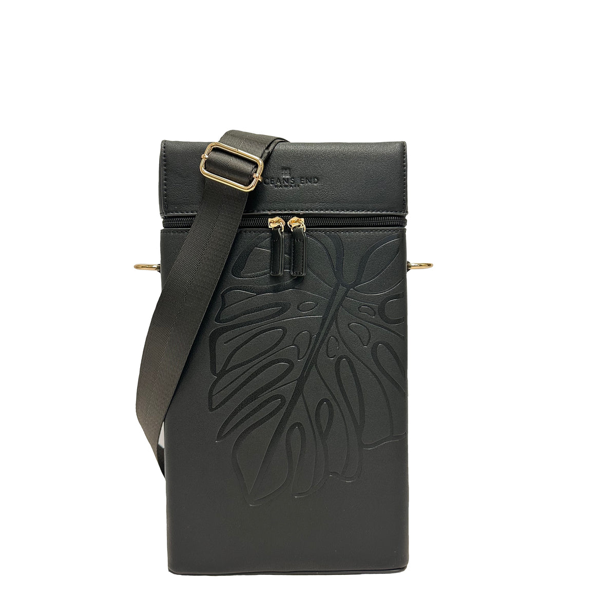 Charlie wine bag onyx – Oceans End LLC